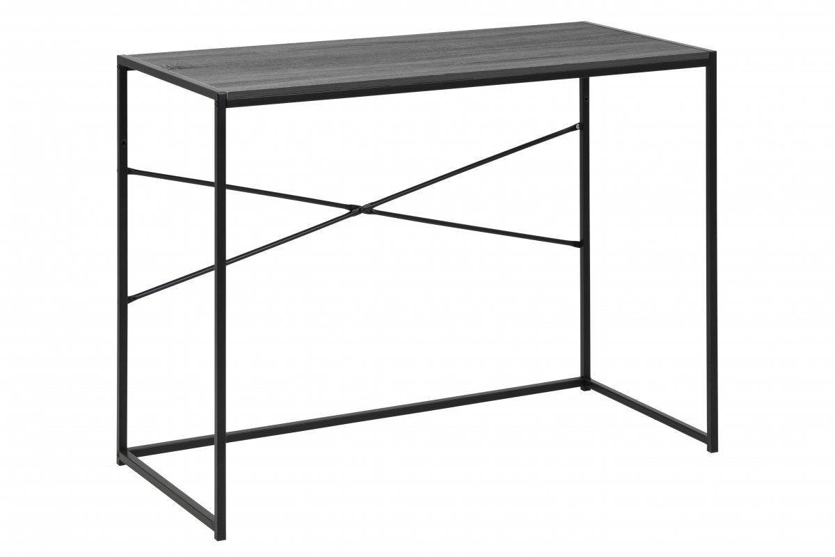 Sea skrivebord sort ask dekor, metal sort. Fri fragt over 5000 kr, lev ...