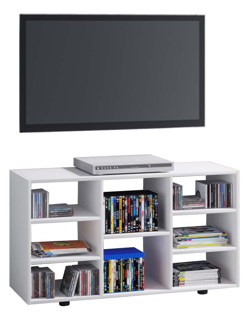 Fetino tv møbel 8 hylder hvid. Fri fragt over 5000 kr, lev 1-2 dage! Se ...