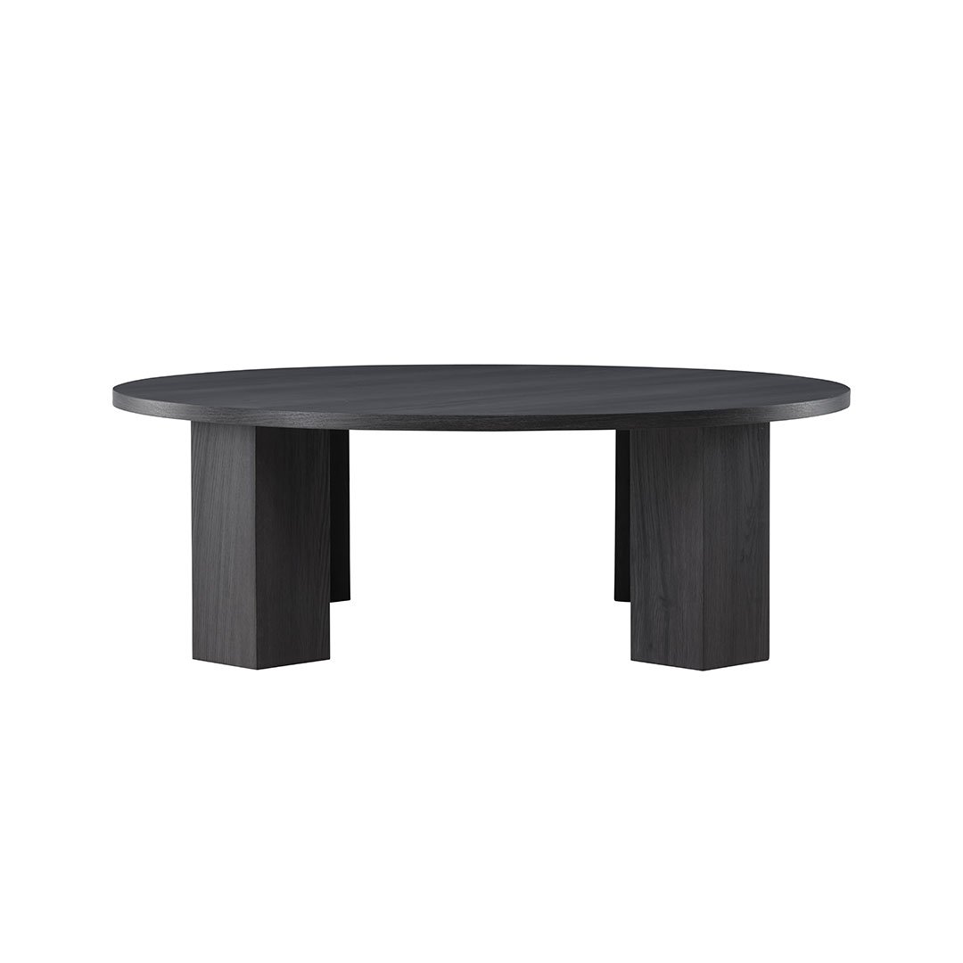 Juno sofabord Ø120cm sort. Fri fragt over 5.000 kr. lev 1-2 dage! Se her!